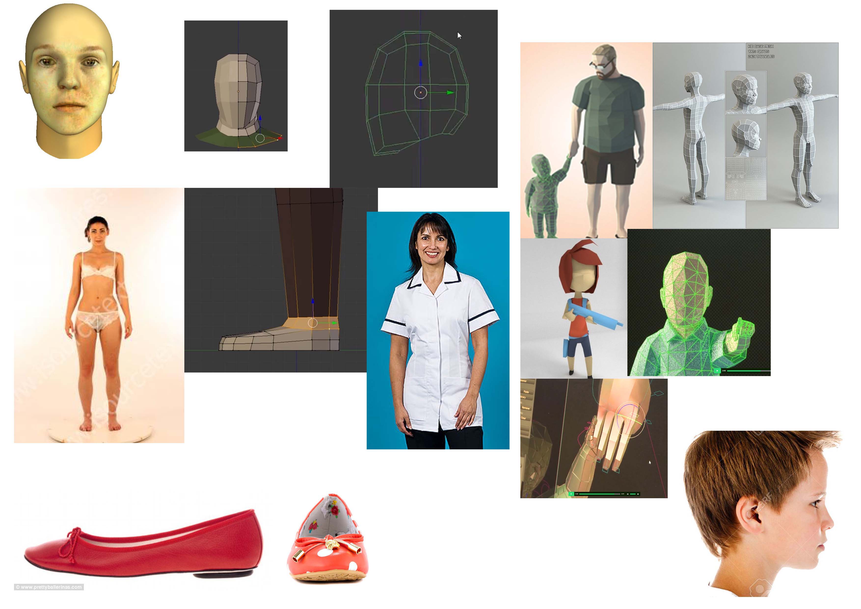 Character reference images – Constantinos Panayi I 3D Art Generalist